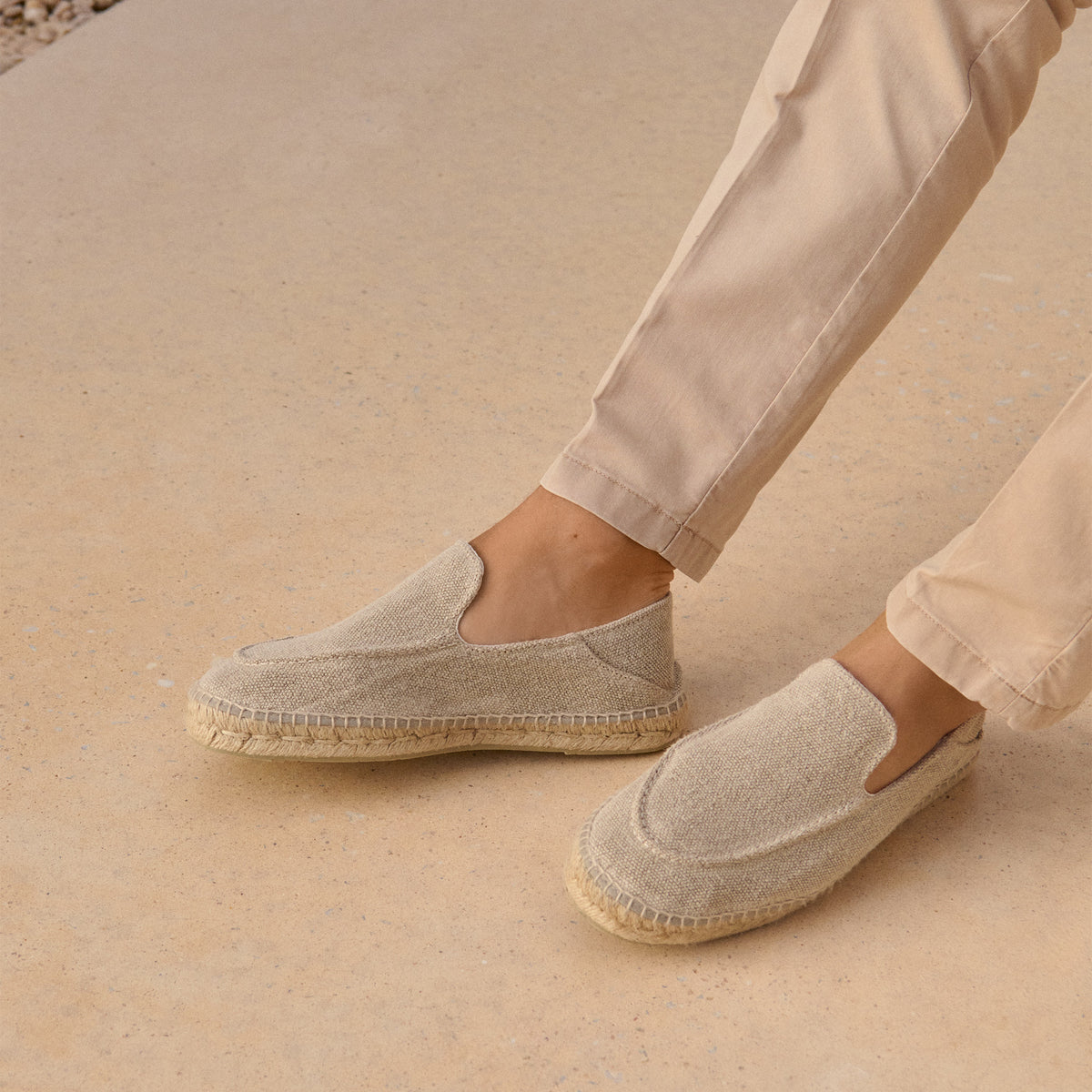 Manebí | Organic Hemp Traveler Loafers Espadrilles - Natural
