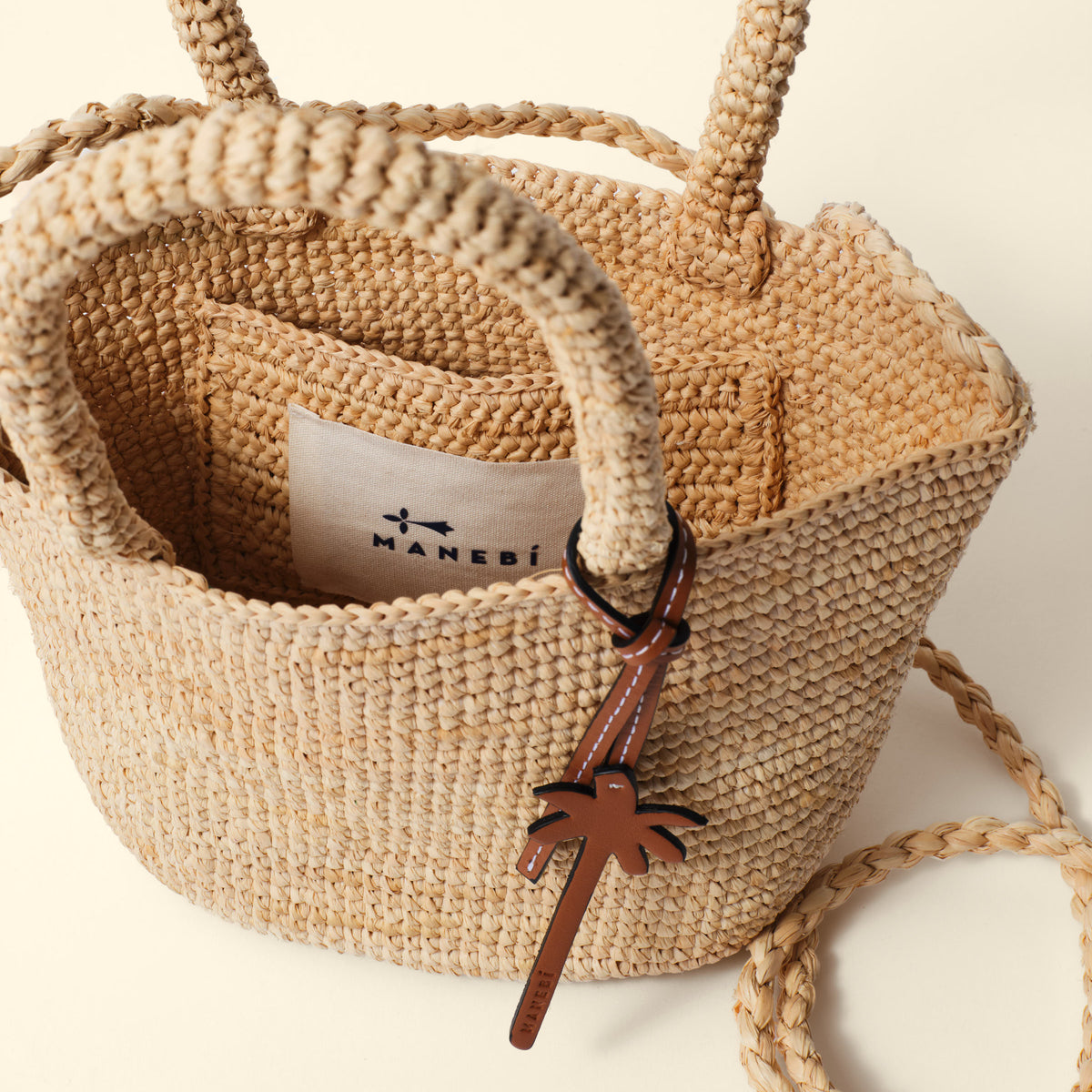 Manebi | Raffia Panier Mini - Natural